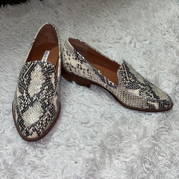 Shoes | Chelseaviolet Snake Skin Loafers | Poshmark